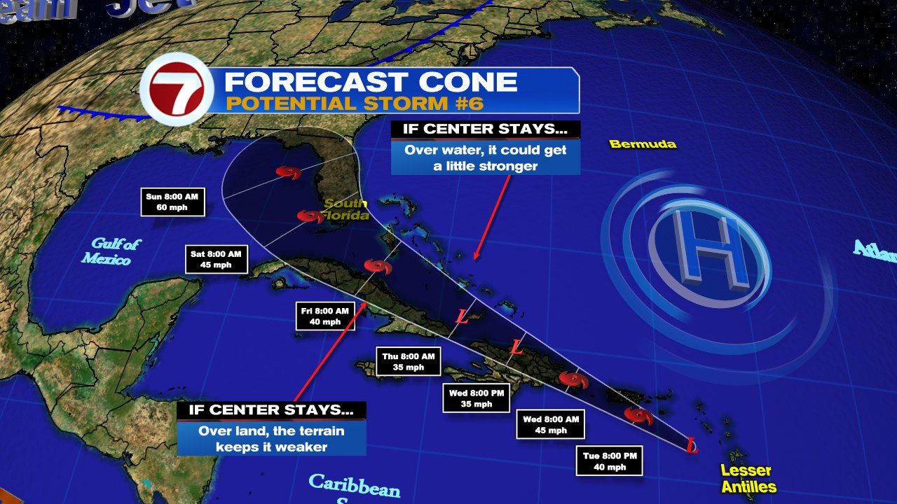 Tropical storm warnings for US Virgin Islands, Puerto Rico - WSVN 7News ...