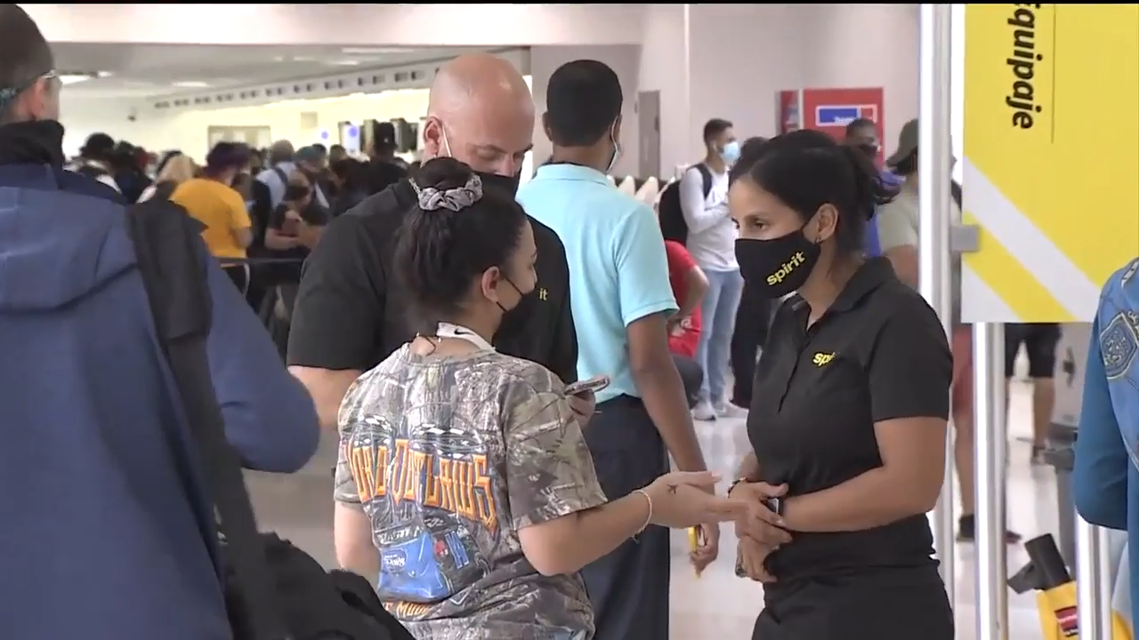 Spirit Airlines passengers deal with another day of flight ...