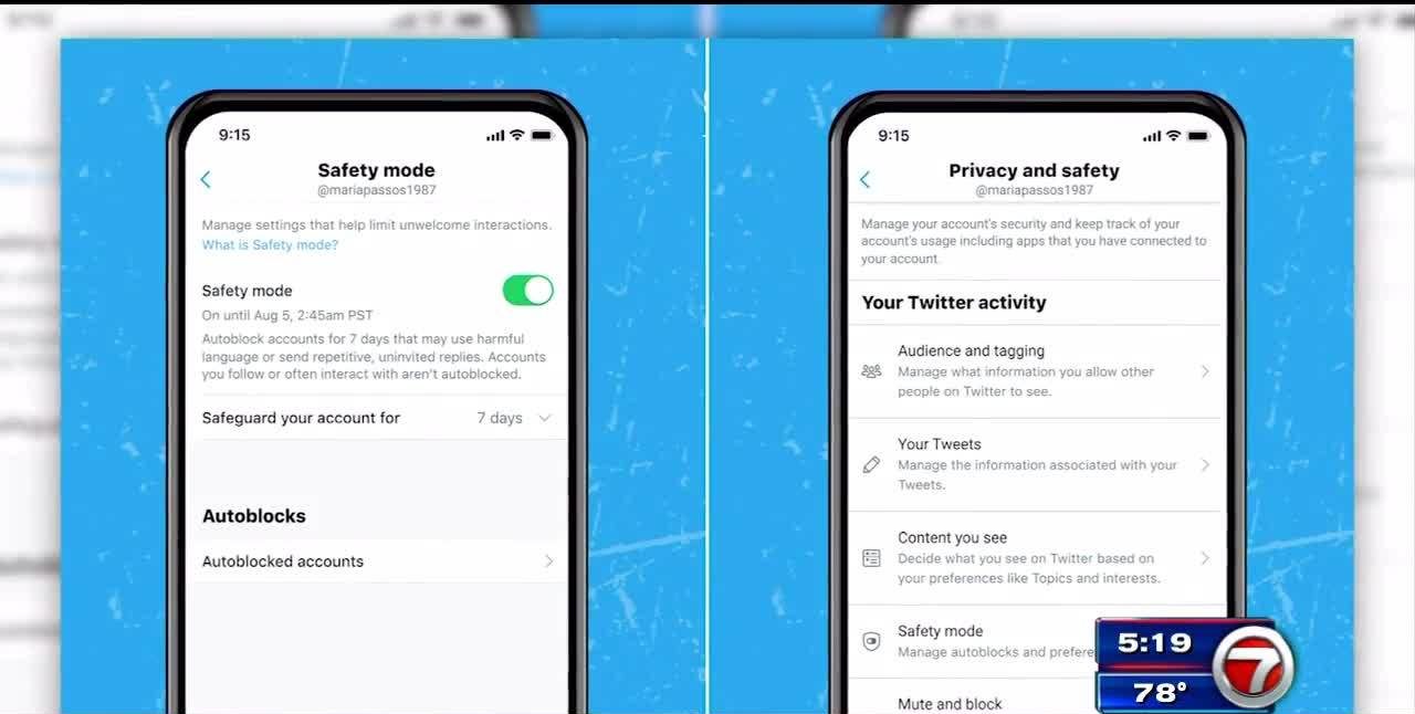 Twitter announces new anti-harassment ‘Safety Mode’ feature - WSVN ...