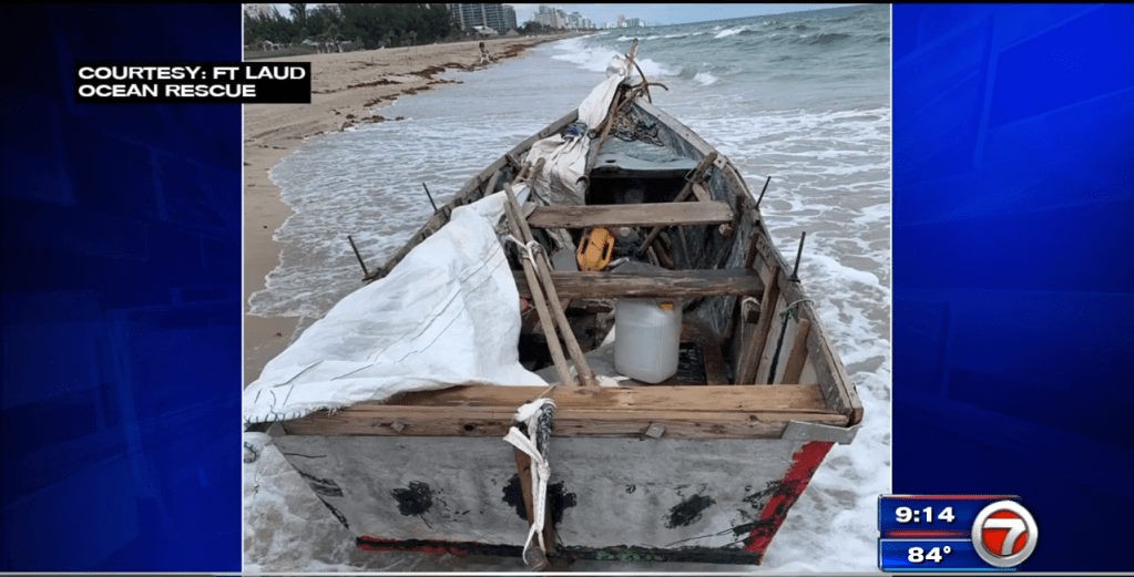 Abandoned boat found floating in Fort Lauderdale beach – WSVN 7News ...