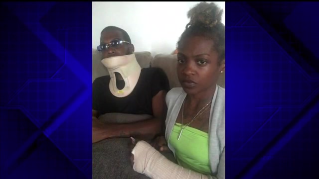 Couple injured in passenger cart crash at MIA terminal shares ordeal ...
