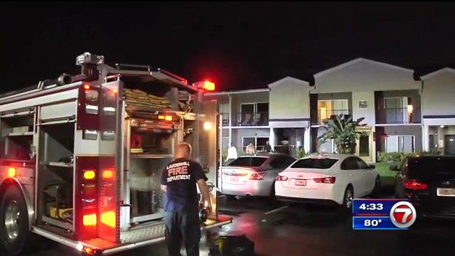 2 transported after Lauderhill apartment catches fire - WSVN 7News ...