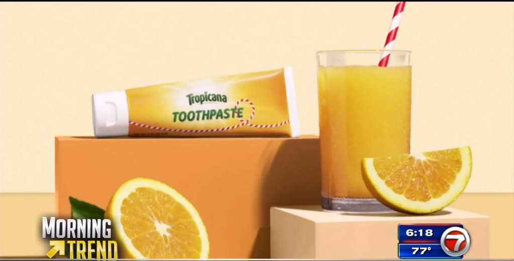 Tropicana launches new toothpaste to counter taste of mixing freshly ...