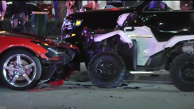 2 Army vets help Miami Beach Police officer after Corvette hits ATV ...