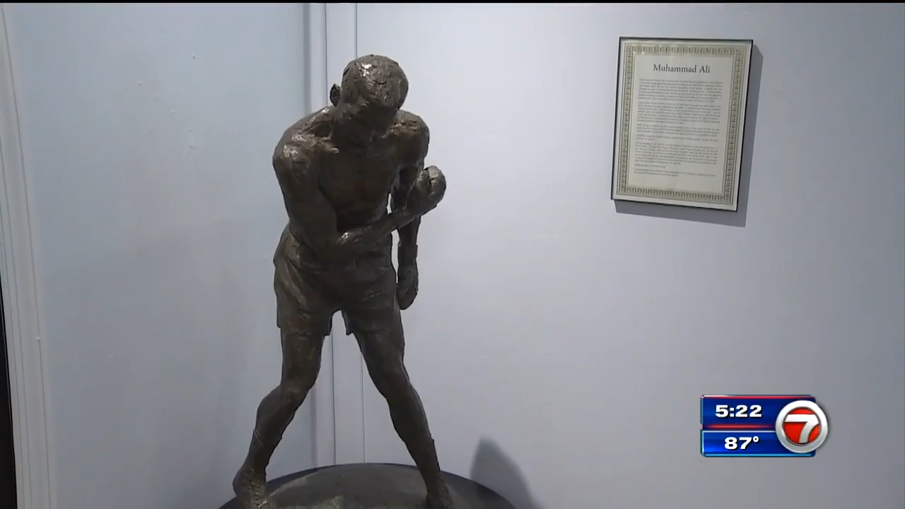 Miami Commissioner Watson unveils Muhammad Ali sculpture in Wynwood ...
