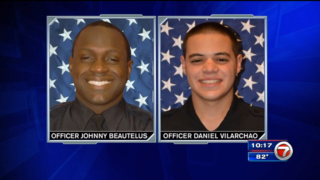 Doral Police ID 2 officers injured in shooting near MDPD headquarters ...