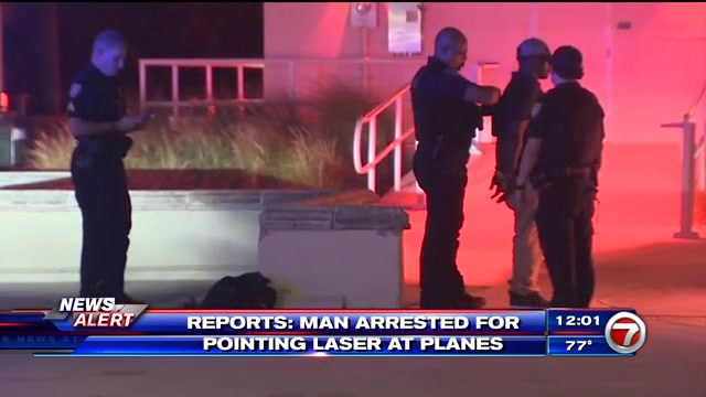 Man in custody after reportedly pointing laser at planes departing MIA ...