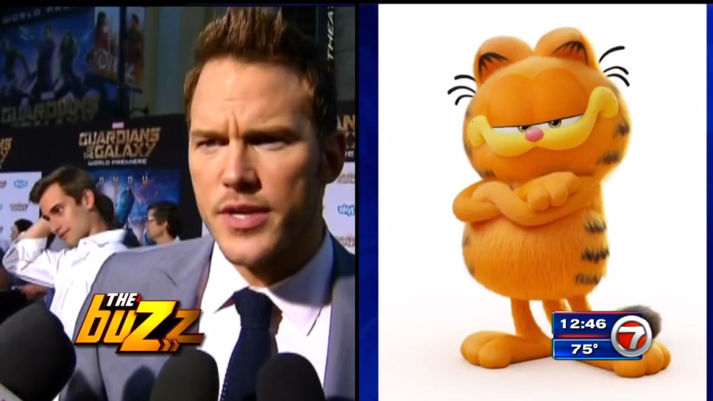 Chris Pratt to voice Garfield in new animated movie – WSVN 7News ... Chris Pratt to voice Garfield in new animated movie – WSVN 7News ...
