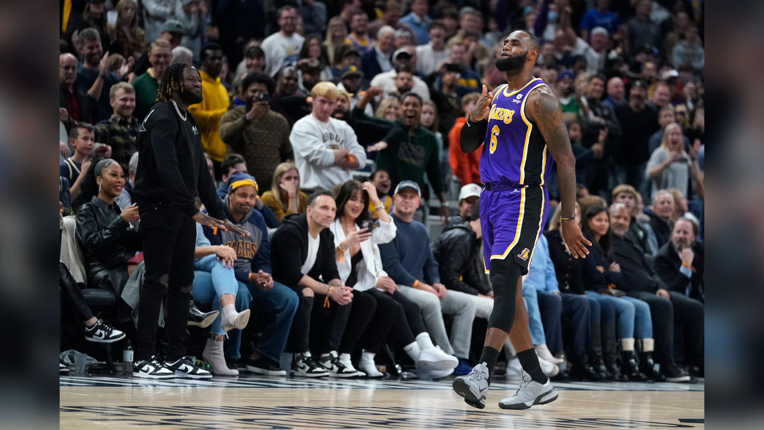 LeBron James gets fans ejected from courtside on return and hits clutch ... LeBron James gets fans ejected from courtside on return and hits clutch ...
