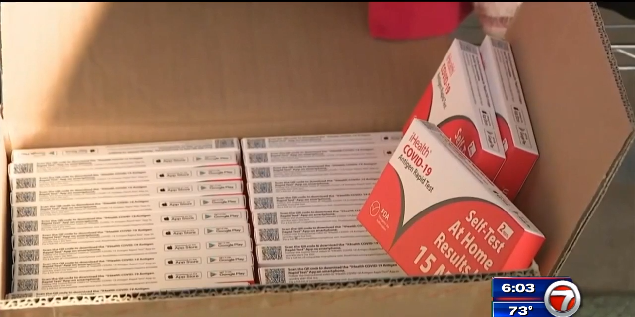Broward County begins distributing at-home testing kits amid surge in ...