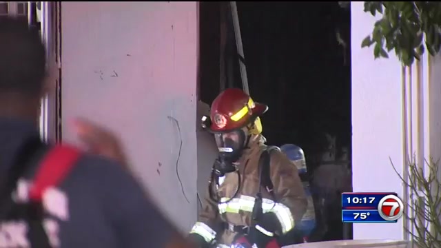 Man transported after fire sparks at Miami warehouse - WSVN 7News ...