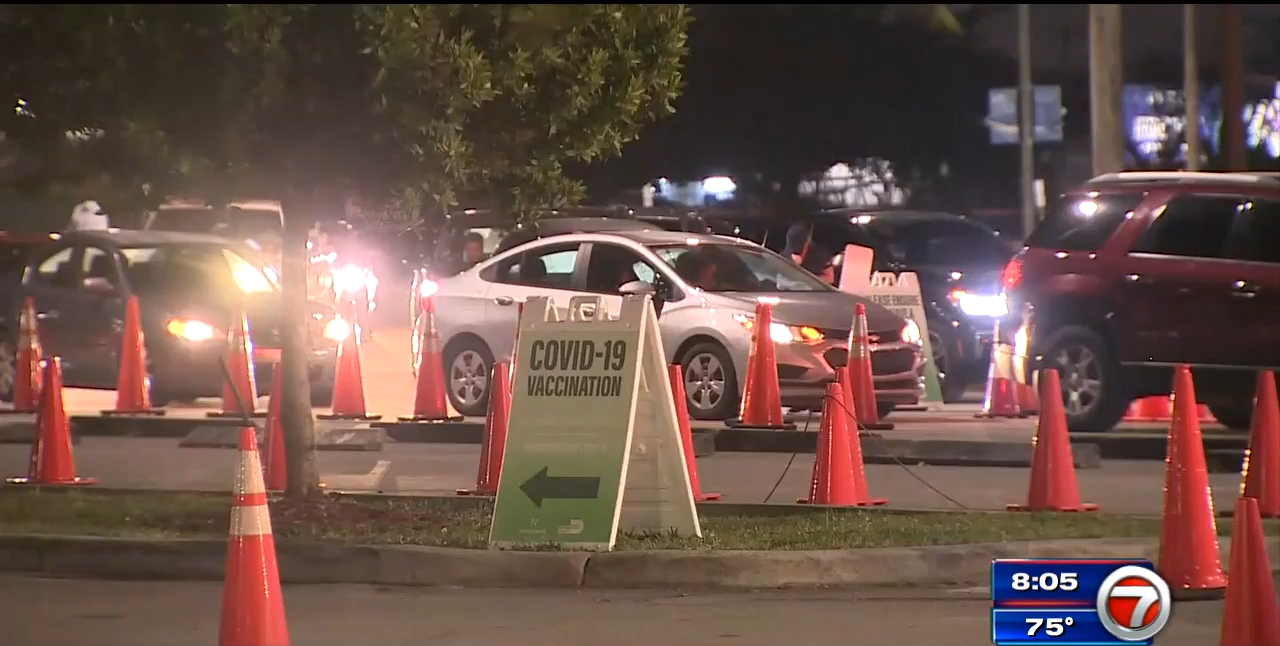 Long lines wrap around South Florida COVID testing sites Tuesday - WSVN ...