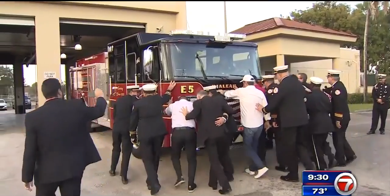 Hialeah Fire Department unveils new fire engine - WSVN 7News | Miami ...