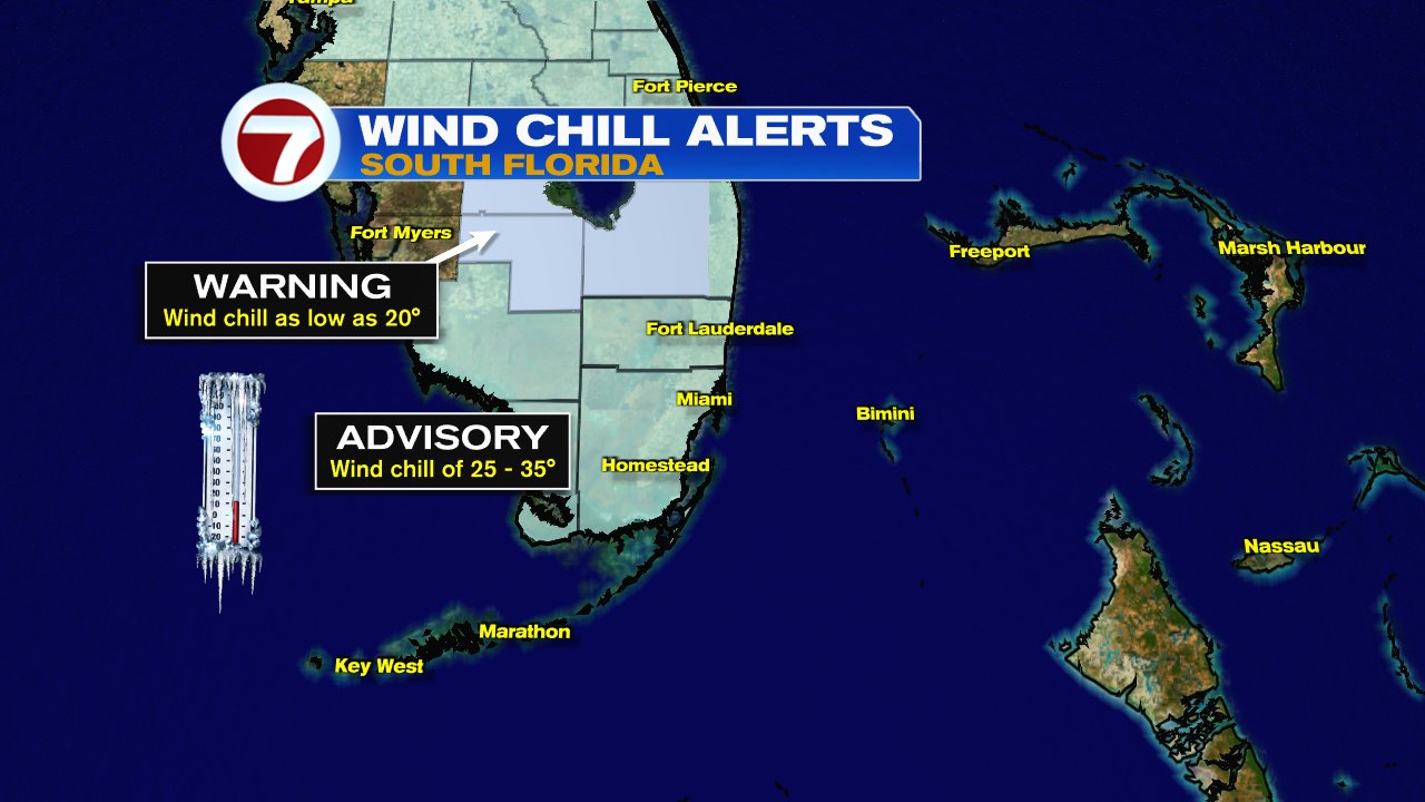 Very Chilly Weekend for South Florida - WSVN 7News | Miami News ...