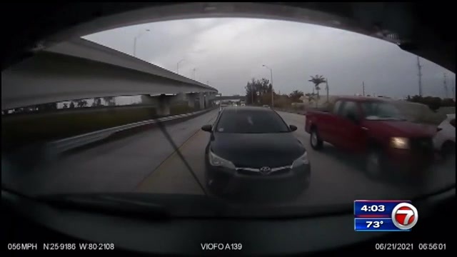 New dashcam video shows car shot at 11 times in road rage incident on I ...
