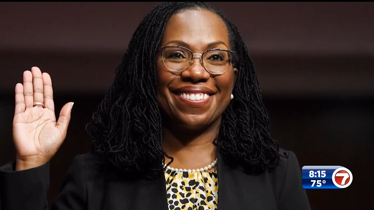 Loud and clear: New Justice Jackson speaks volumes at bench - WSVN ...