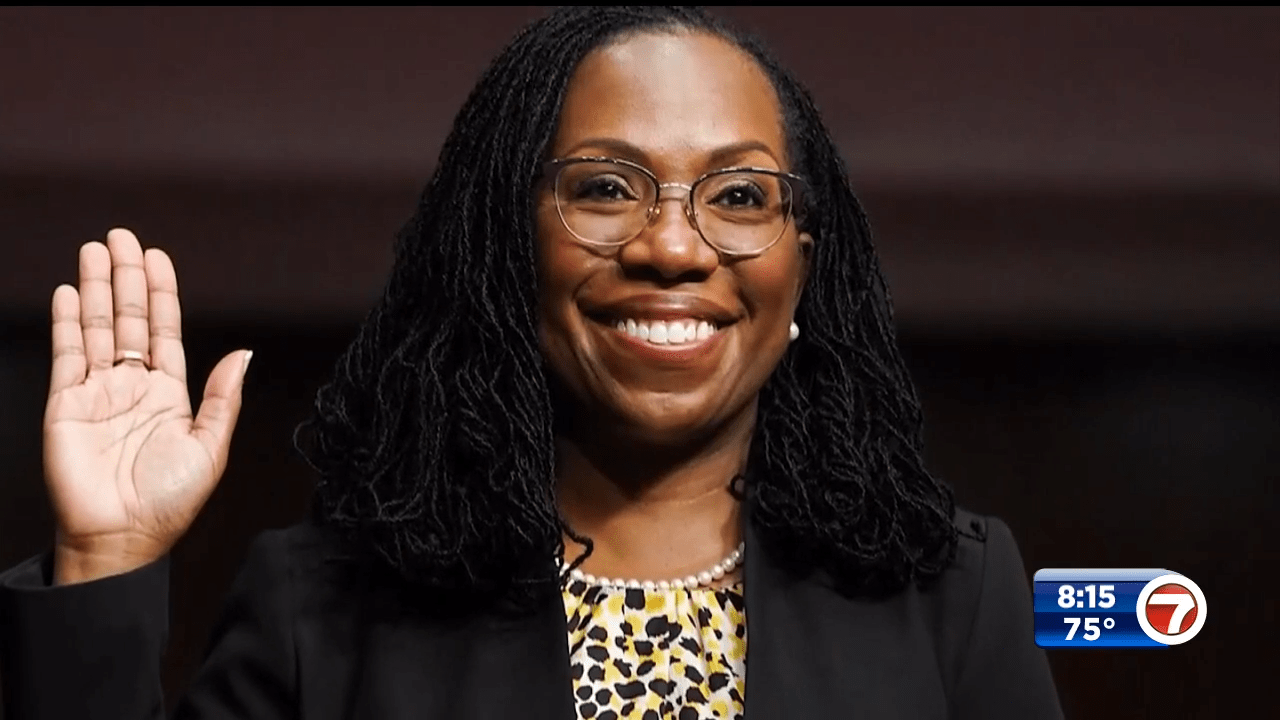 Loud and clear: New Justice Jackson speaks volumes at bench - WSVN ...