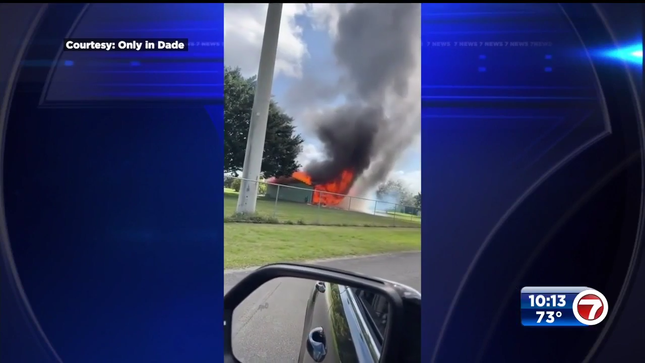 Video shows Southwest Miami-Dade home engulfed in flames - WSVN 7News ...