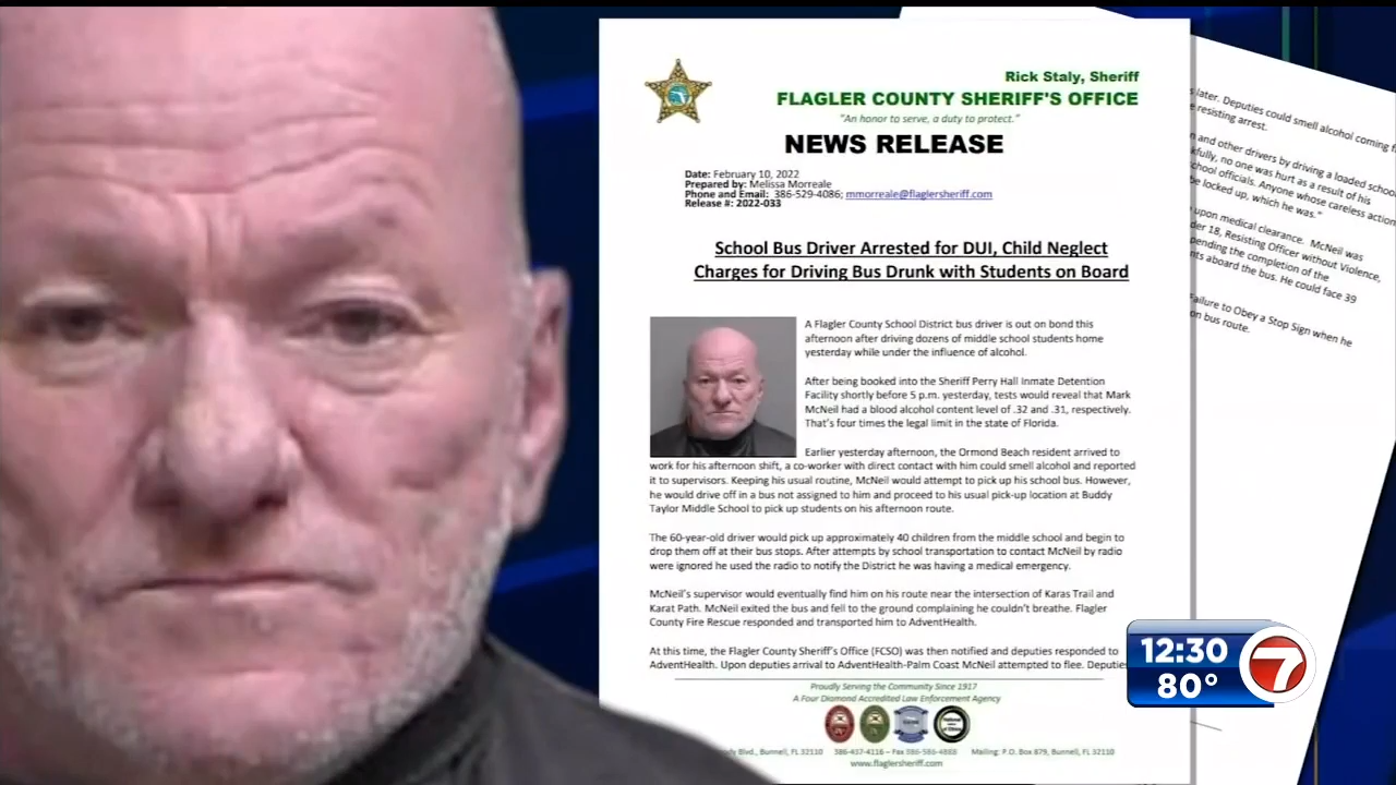 Sheriff: Drunk bus driver drove Florida students home - WSVN 7News | Miami News, Weather, Sports ...