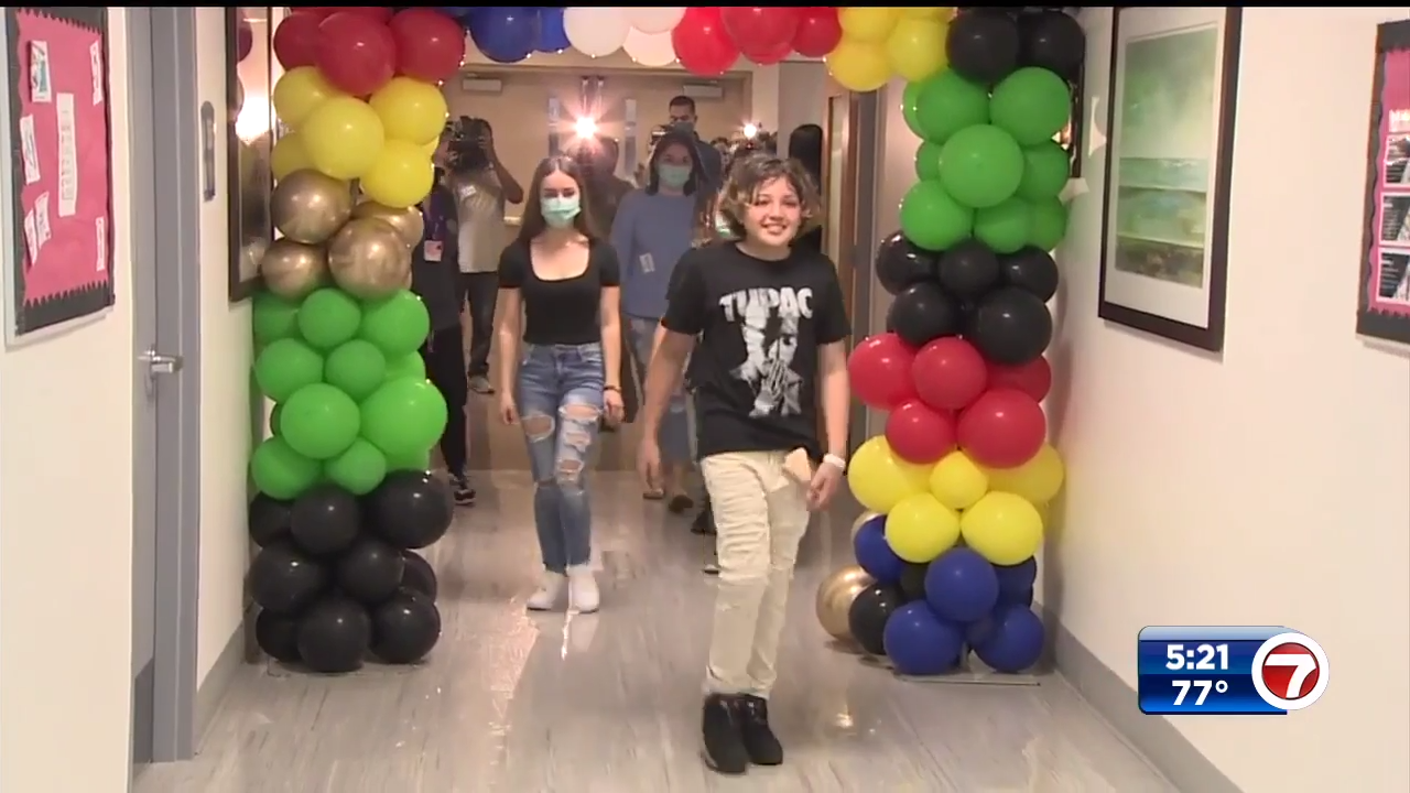 12-year-old burn survivor reunites with medical team who treated him 1 ...