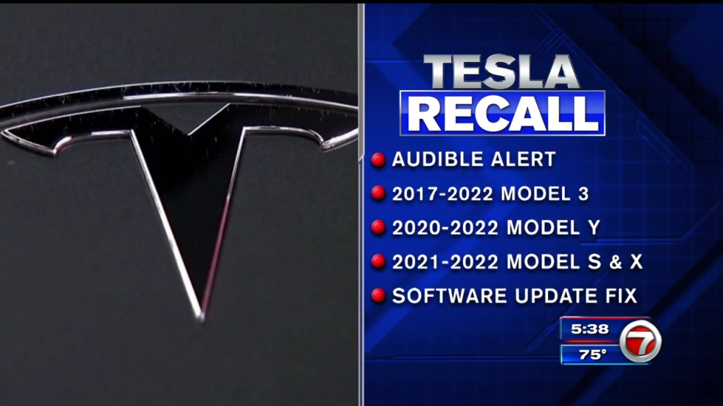 Tesla recalls over 800K vehicles for seat belt chime problem – WSVN ...