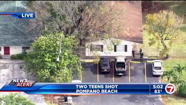 2 teens hospitalized after drive-by shooting in Pompano Beach - WSVN ...