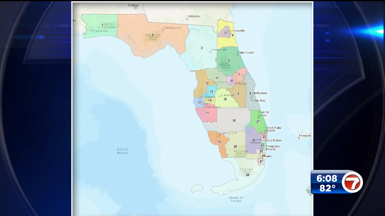Florida Legislature To Vote On Desantis Congressional Map Wsvn 7news