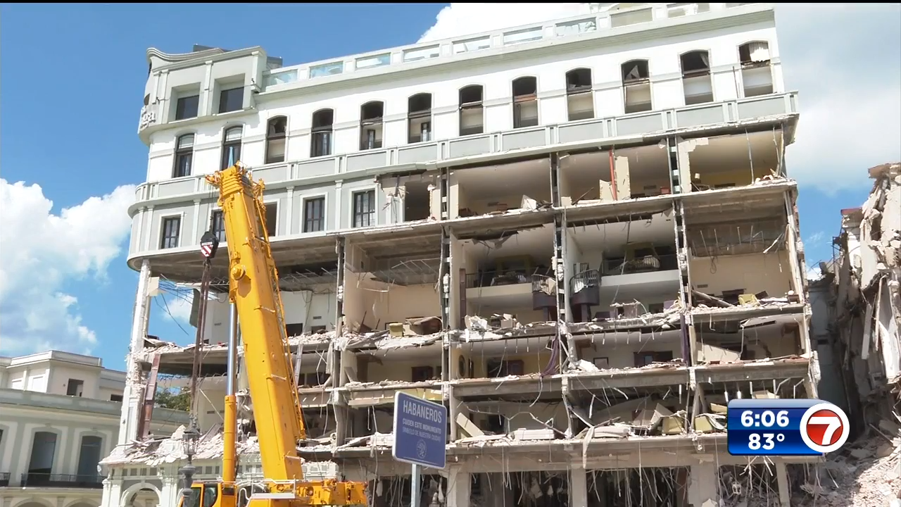 Cuba hotel explosion badly damaged major Baptist church - WSVN 7News ...
