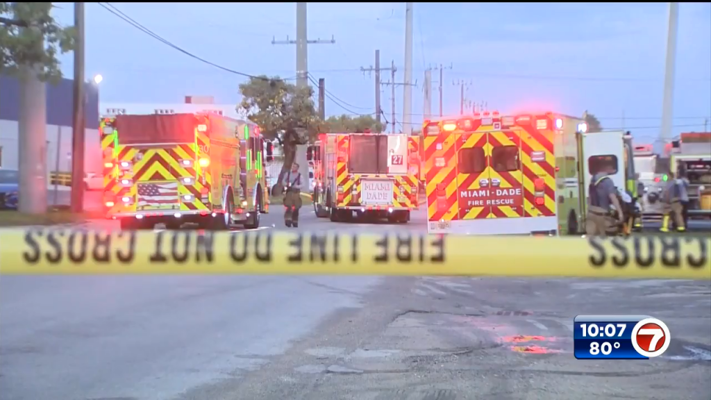 Crews put out furniture fire at NW Miami-Dade warehouse; no reported ...