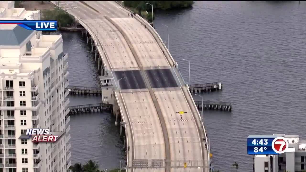 79th St. Bridge reopens in North Bay Village after being temporarily ...