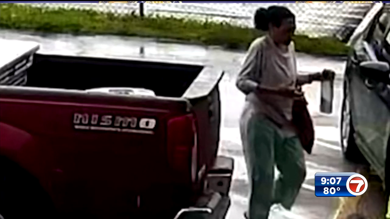 Police searching for woman who stole car with baby on board - WSVN ...