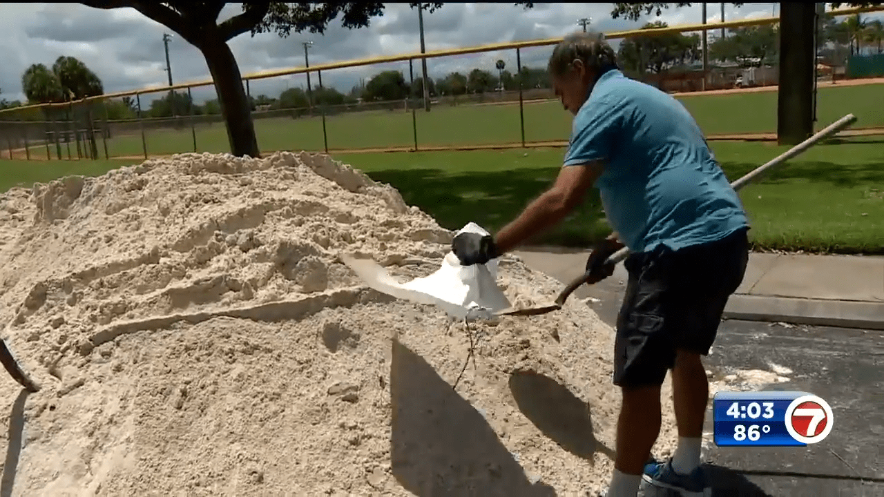 Sandbag distribution locations in Broward County and Miami-Dade County ...
