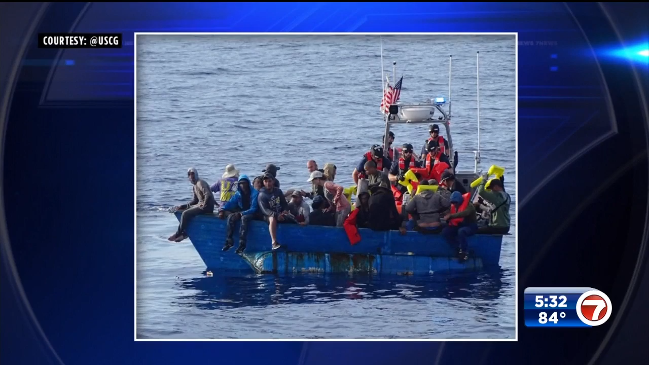 32 migrants sent back to Cuba by Coast Guard - WSVN 7News | Miami News ...