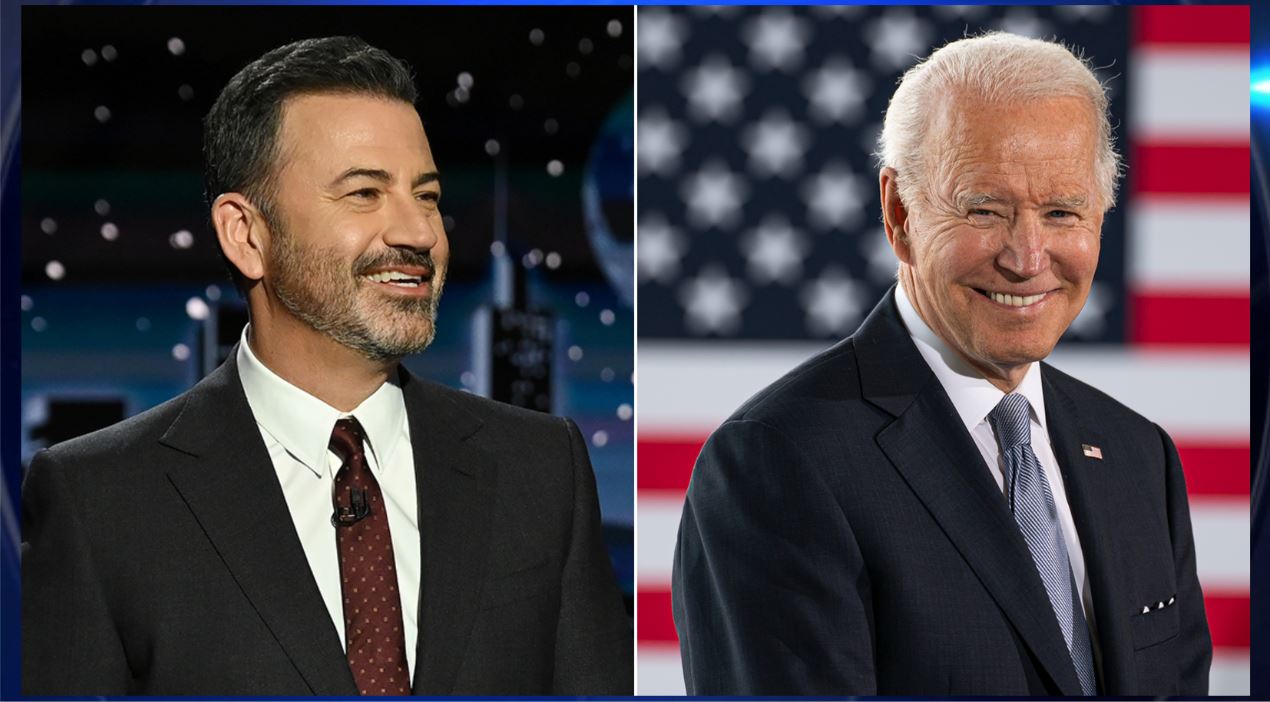 President Biden talks gun control with Jimmy Kimmel for his first in ...