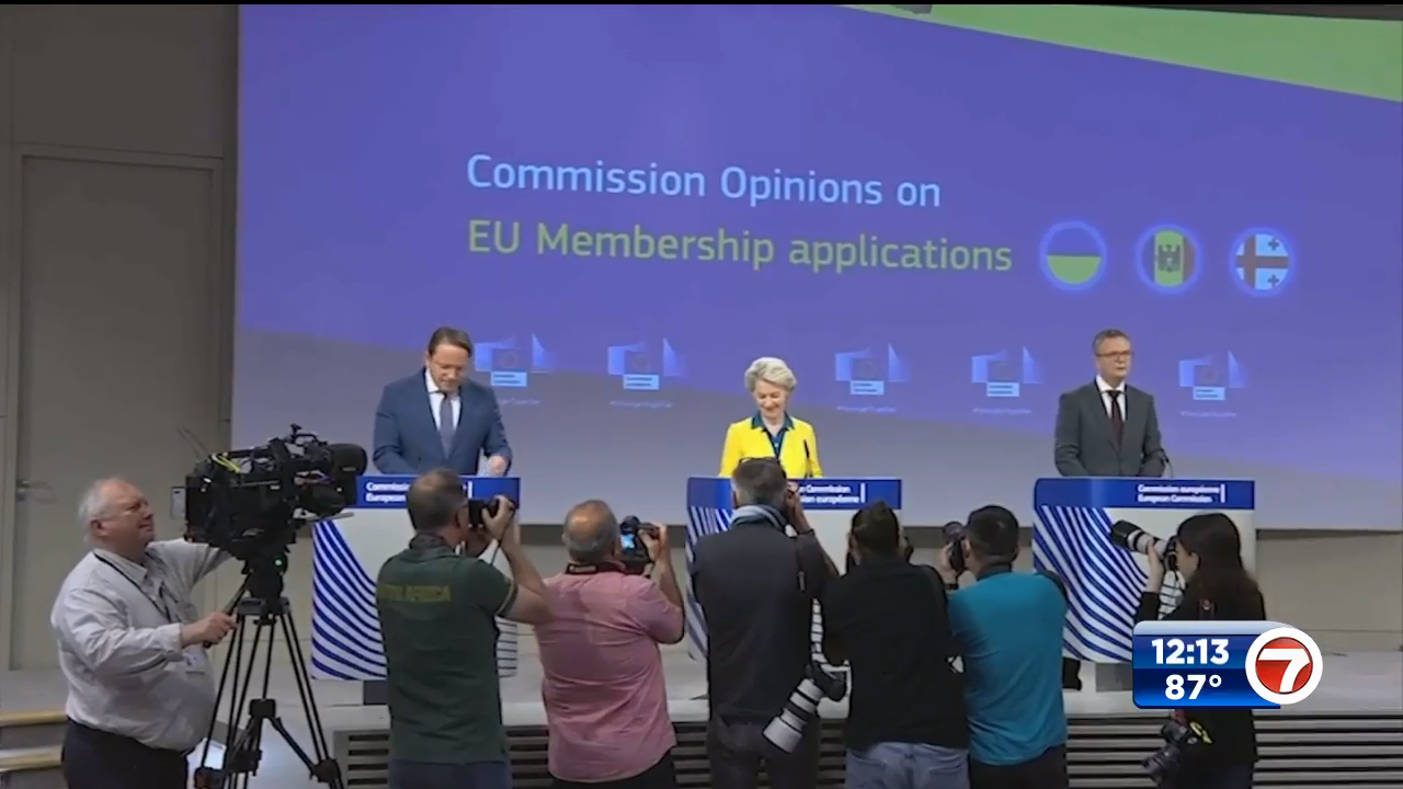 European Union executive: Make Ukraine a member candidate - WSVN 7News ...