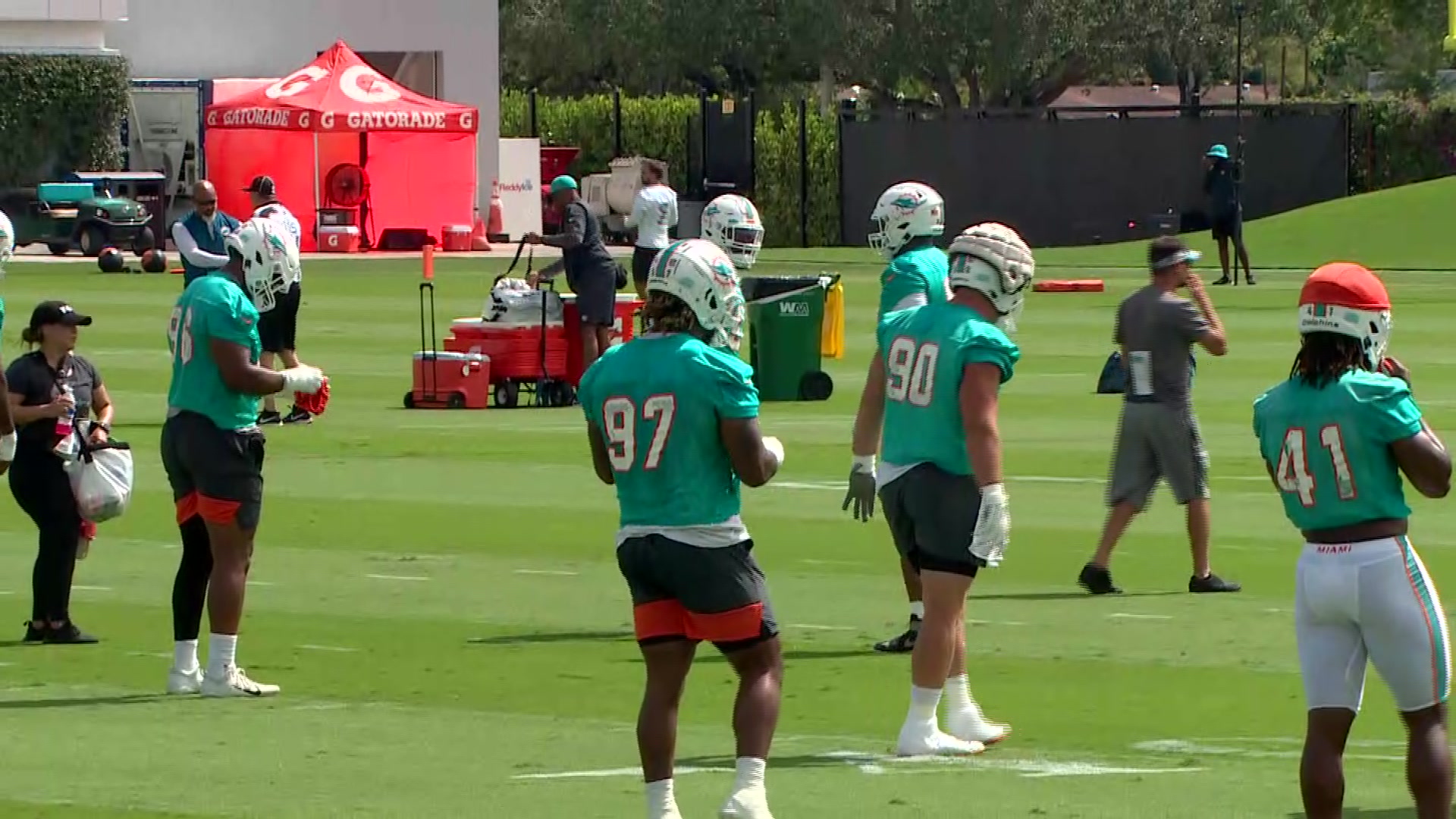 220602 Miami Dolphins practice (1) – WSVN 7News | Miami News, Weather ...