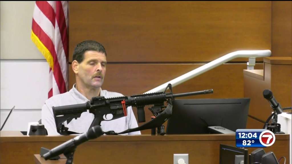 Florida school shooter’s AR-15 rifle shown to his jurors – WSVN 7News ...