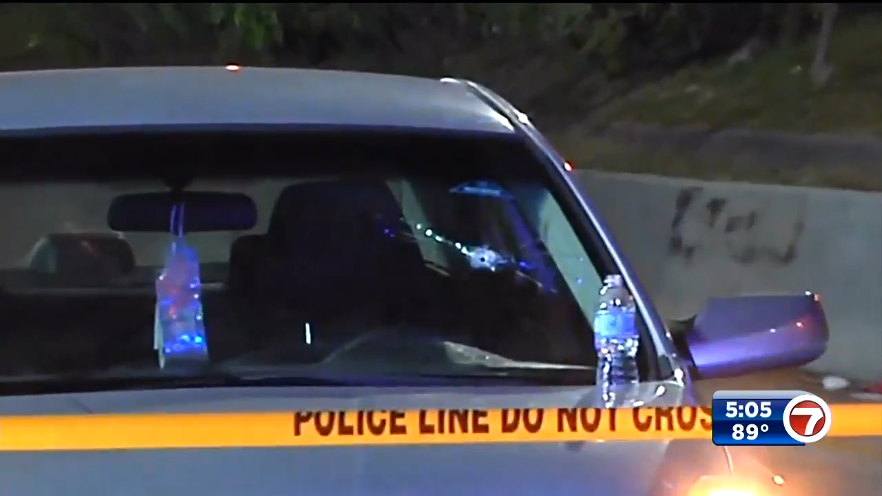 Woman struck by stray bullet along I-95 expected to be OK - WSVN 7News ...
