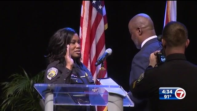 Harvette Smith, 1st Black person to lead North Miami Beach Police ...