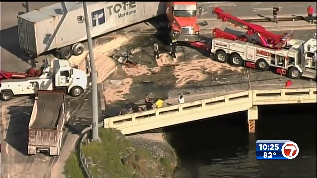3 transported after multi-vehicle crash in Hialeah Gardens - WSVN 7News | Miami News, Weather ...