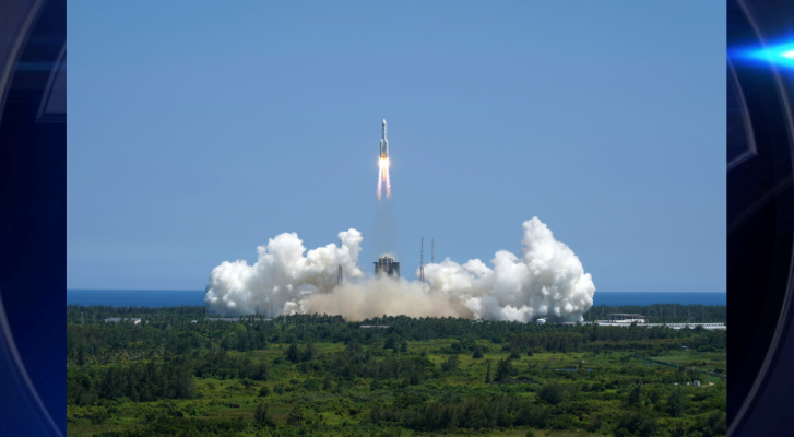 Remnants of uncontrolled Chinese rocket reentered atmosphere over ...