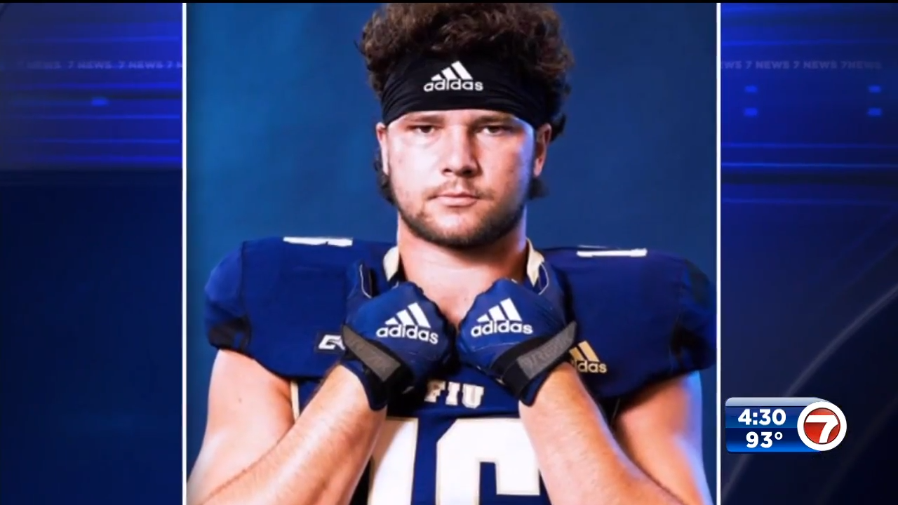 FIU says football player Luke Knox, 22, has died - WSVN 7News | Miami ...