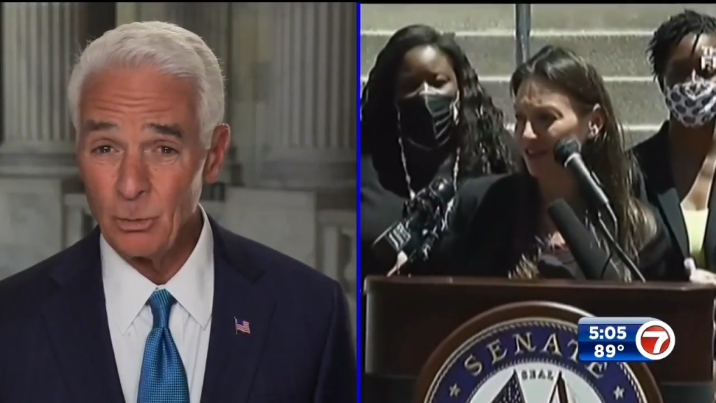 Charlie Crist And Nikki Fried Vie For Votes In South Florida Before