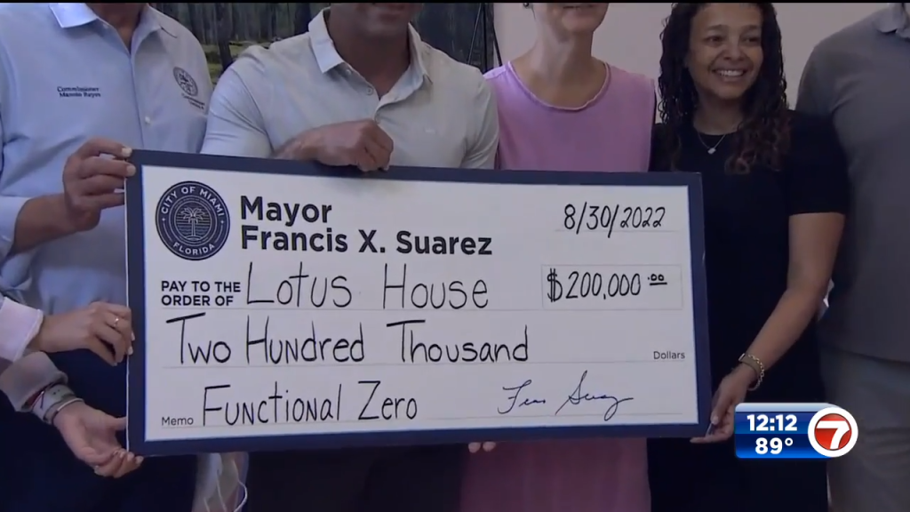 Lotus House receives $200,000 from Miami Mayor in effort to combat ...