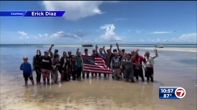 Border Patrol agents take 27 Cuban migrants into custody in Florida ...