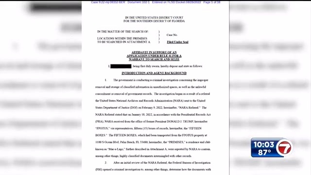 Trump faces peril in docs probe after decades of scrutiny - WSVN 7News ...