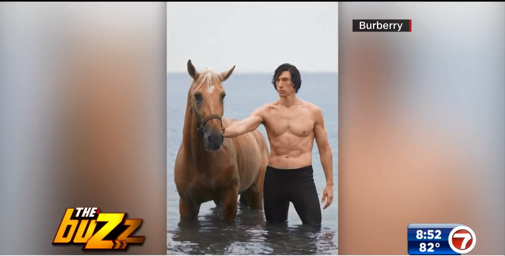 Look of the Week: Shirtless Adam Driver goes viral for Burberry. Again ...