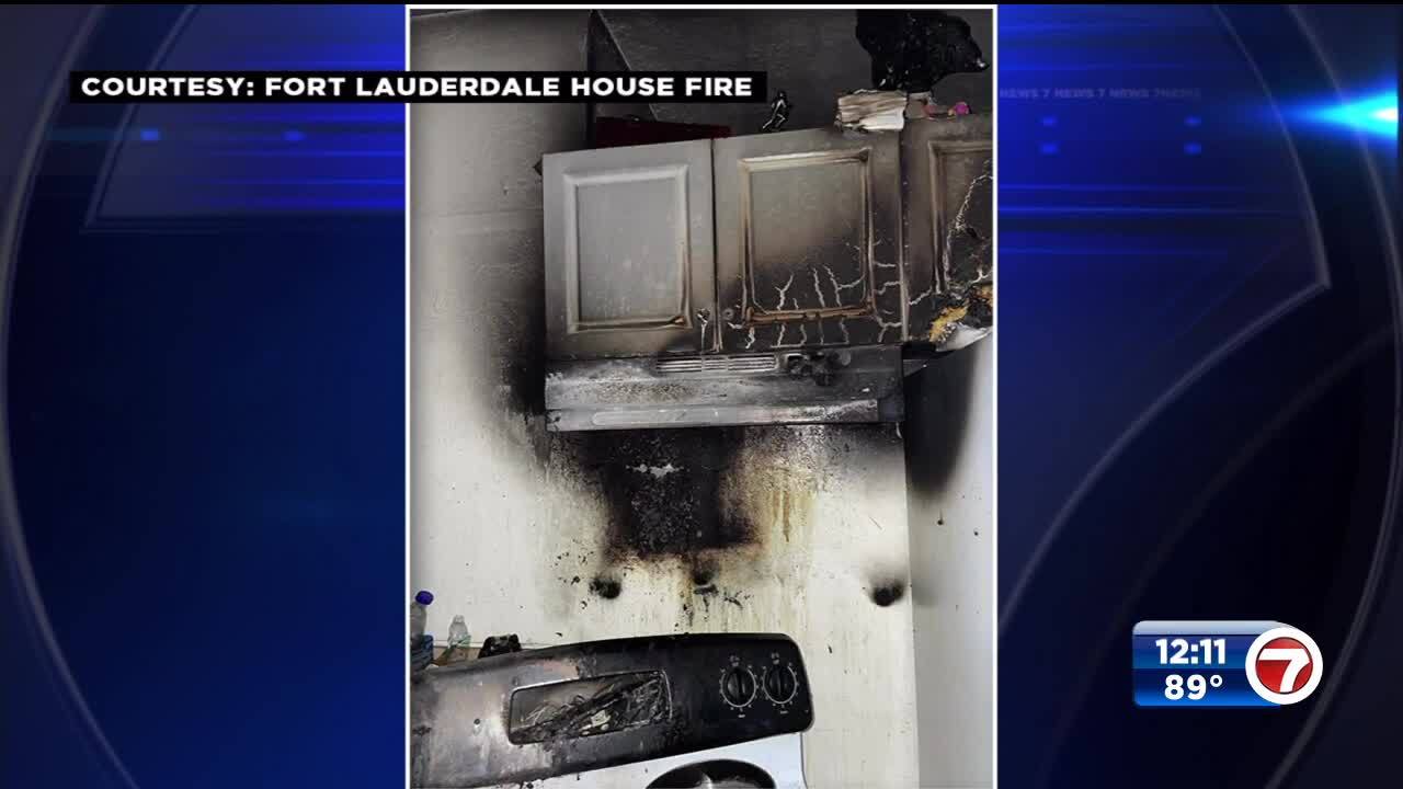 House goes up in flames in Fort Lauderdale - WSVN 7News | Miami News ...