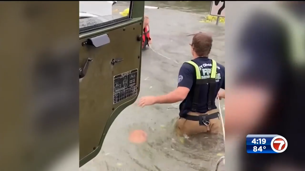 First Responders Work Under Tough Conditions In Naples Sanibel Island