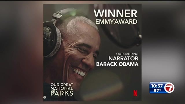 Barack Obama wins Emmy for narrating national parks series – WSVN 7News ...